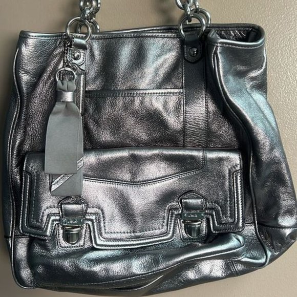 Coach | Bags | Coach Poppy North South Tote | Poshmark
